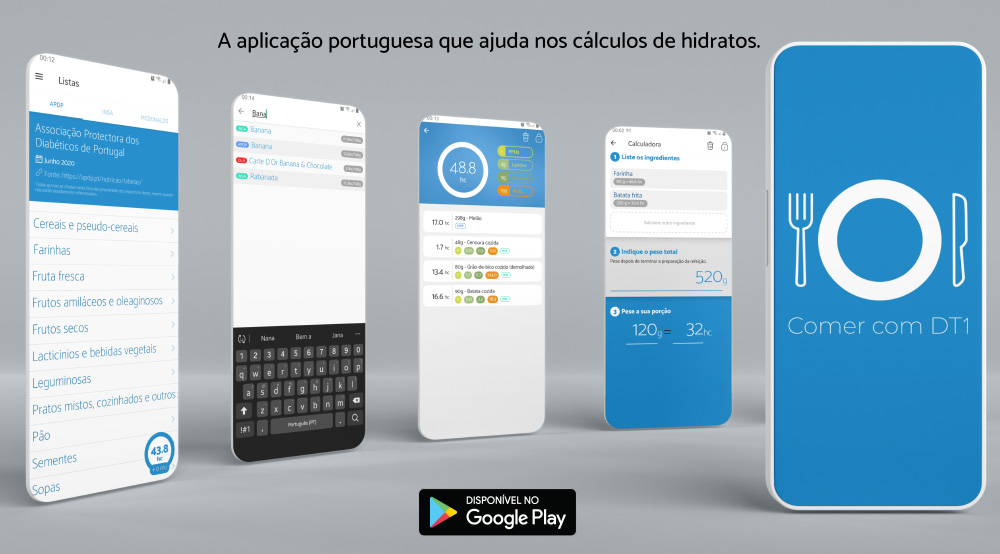 Manter viva a aplicação "Comer com DT1" durante + 5 anos | PPL